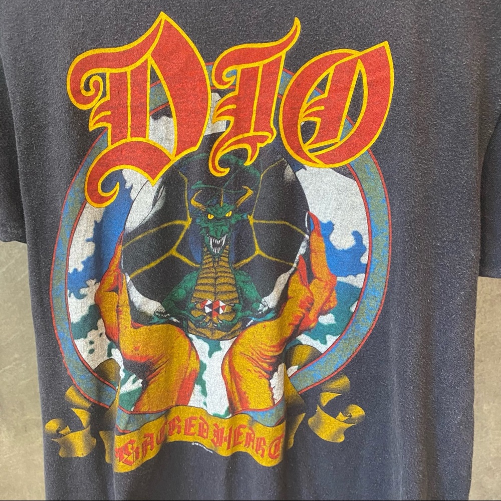 Vintage 1985 Dio Sacred Heart Tour Shirt - Gem